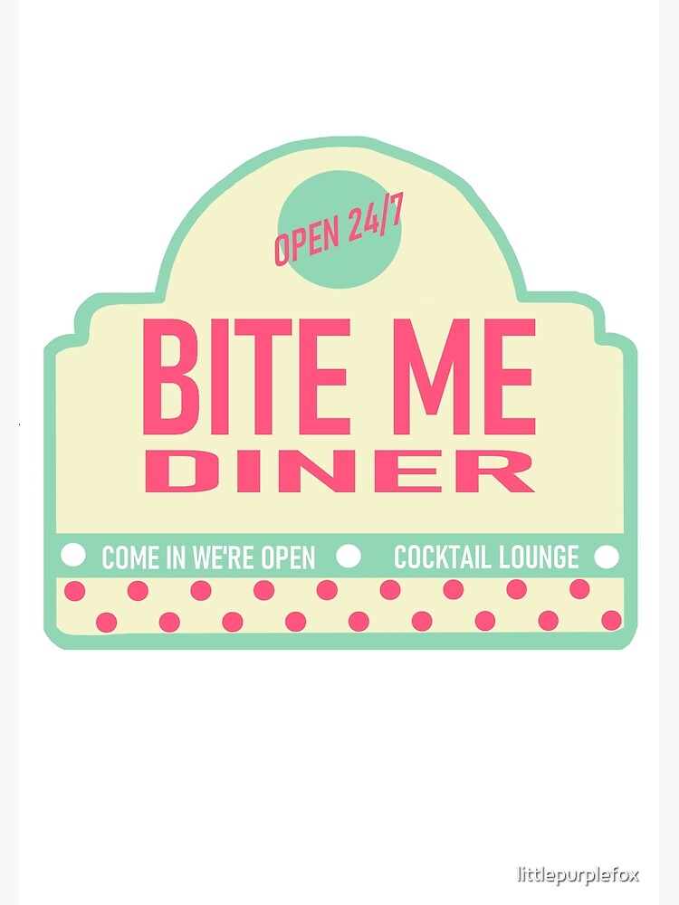 "Bite Me" Poster for Sale by littlepurplefox | Redbubble