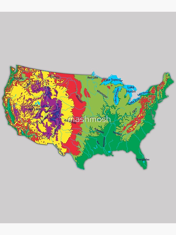 Mapa De Los Ríos Unidos