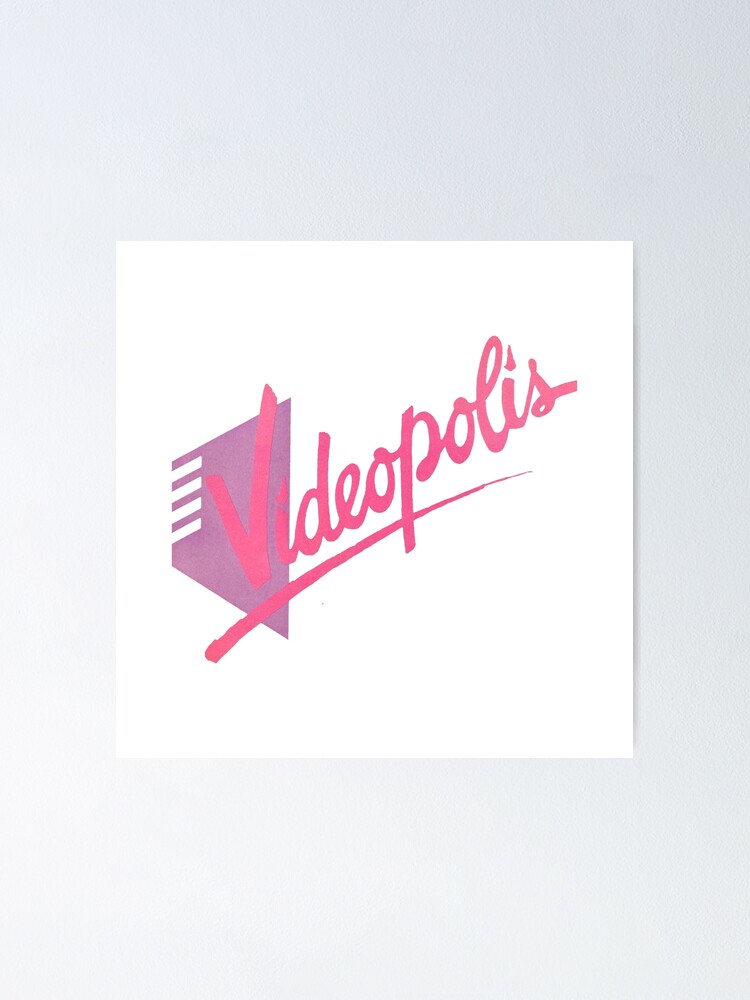 "Videopolis Logo" Poster by HoliestDoughnut | Redbubble