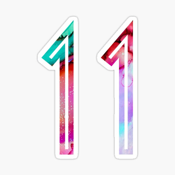 "Numerology 11 - Master Number 11" Sticker for Sale by piordesign ...