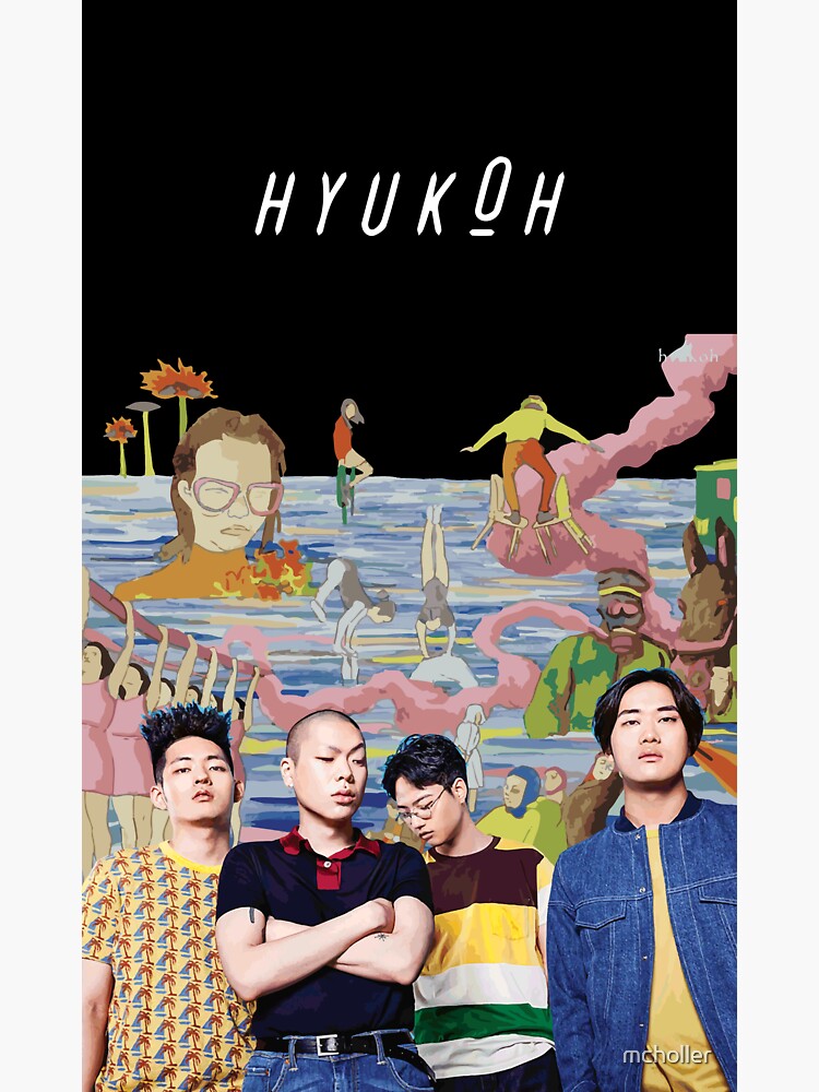 "Hyukoh (혁오)" Sticker for Sale by mcholler | Redbubble