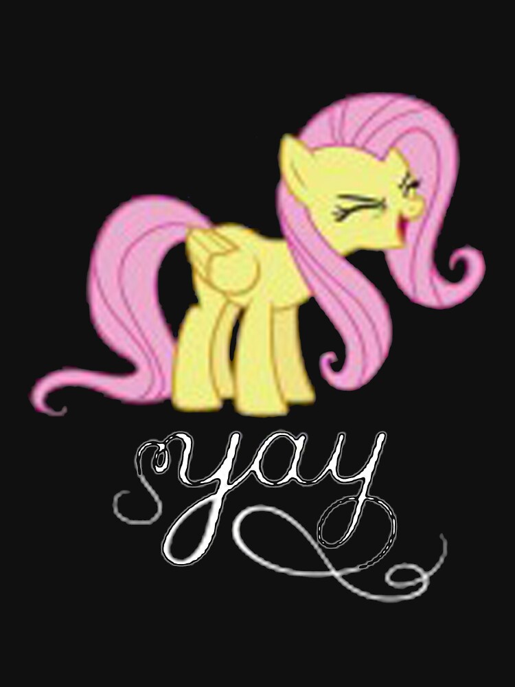 "Fluttershy Yay" T-shirt for Sale by Blubb | Redbubble | mlp t-shirts ...