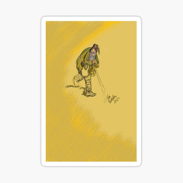 "Walking away " Sticker by doodleman02 | Redbubble