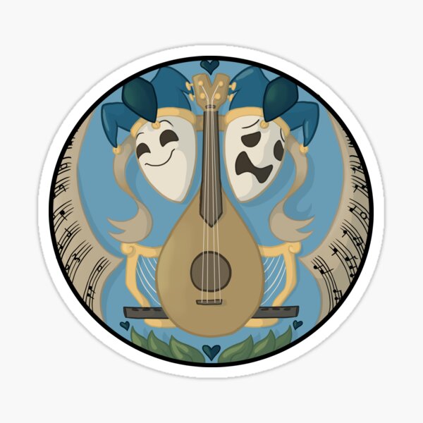 "Bard" Sticker for Sale by GuardianOfGeeks | Redbubble