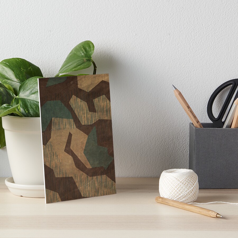 "Splintertarn German ww2 camouflage (Version 2) " Art Board Print for ...