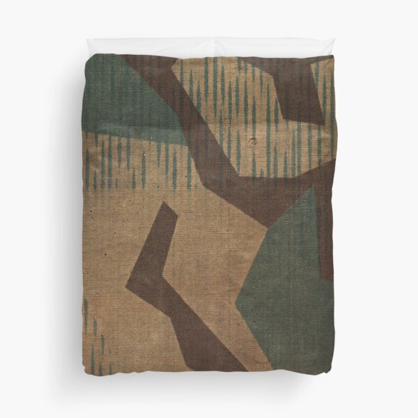 "Splintertarn German ww2 camouflage (Version 2) " Duvet Cover for Sale ...