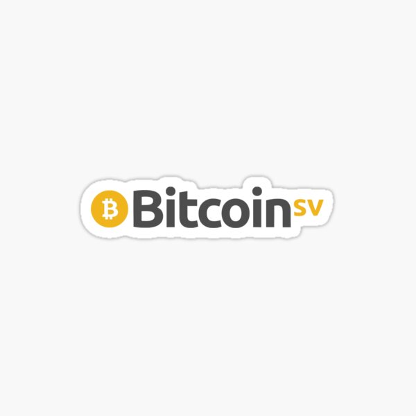 "Bitcoin SV Logo" Sticker for Sale by JackCurtis1991 | Redbubble