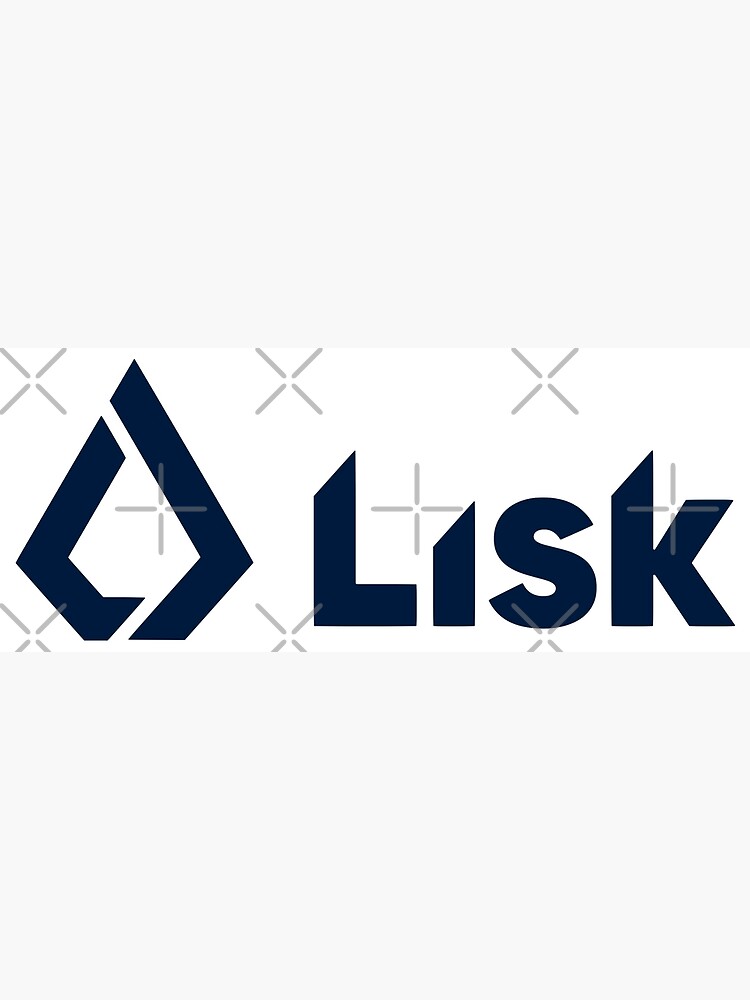 "Lisk Cryptocurrency Logo Sticker" Poster by JackCurtis1991 | Redbubble