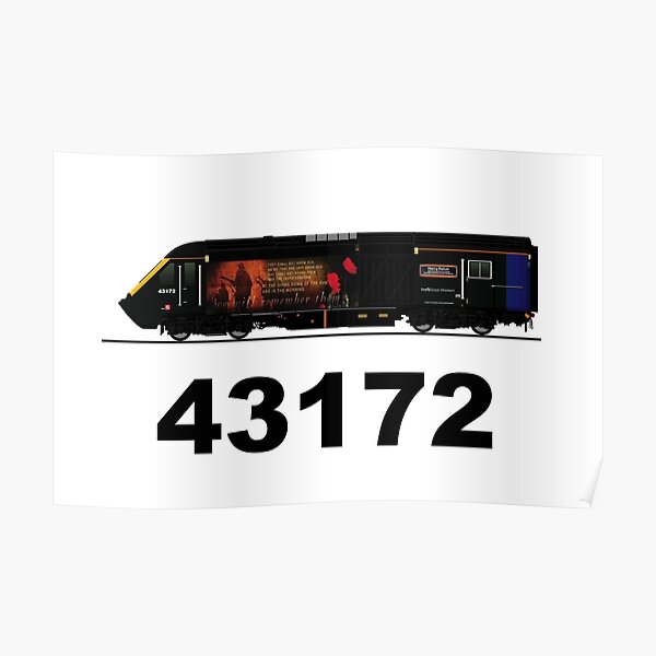 "CLASS 43 HST HARRY PATCH" Poster by CraigMatthews | Redbubble