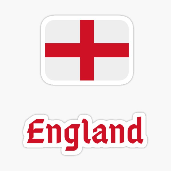"England flag" Sticker for Sale by gabrielricardo | Redbubble