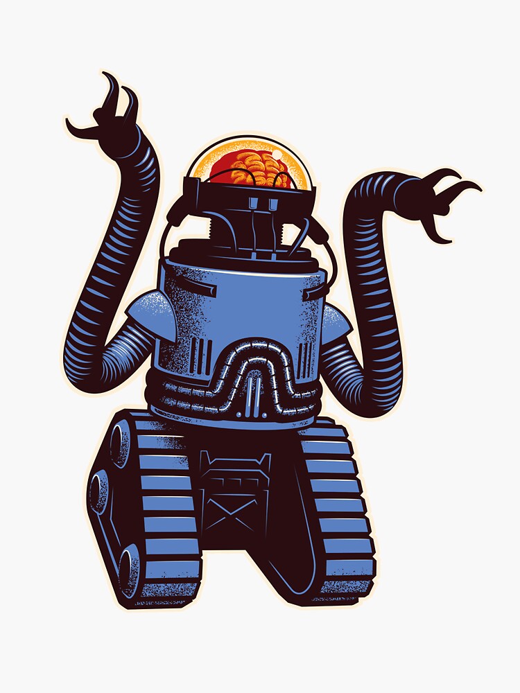 "Robobrain" Sticker for Sale by LeonRyan | Redbubble