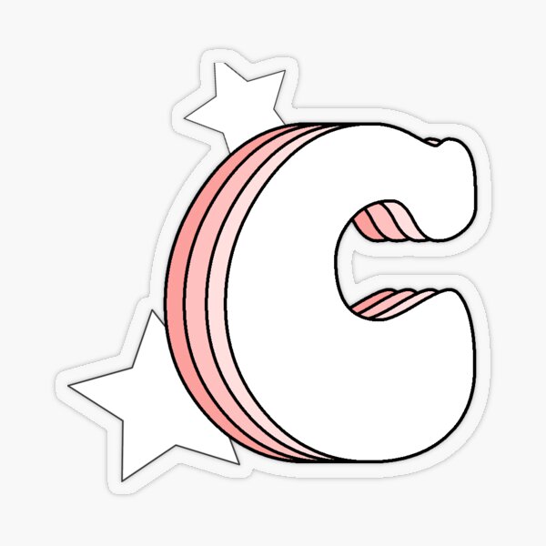 Letter C Stickers | Redbubble
