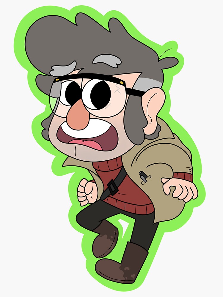"Grunkle Ford" Sticker by N8523 | Redbubble
