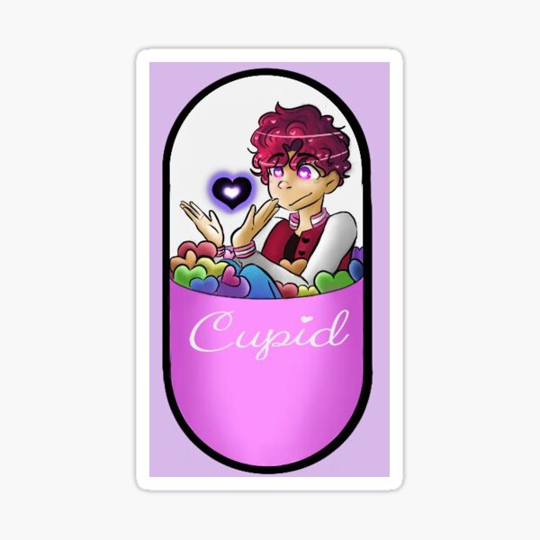 "Cupid and Chaos Pills" Sticker for Sale by ColorfulKrypton | Redbubble