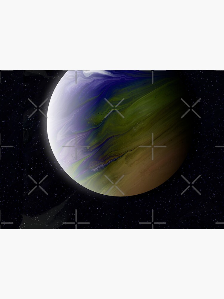 "Planet Zeta: Outer Space Art" Sticker for Sale by kerravonsen | Redbubble