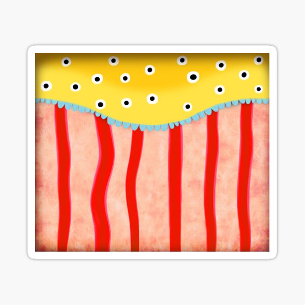 "Circus Block color clothing fabric peach and Red / Yellow and Peach ...