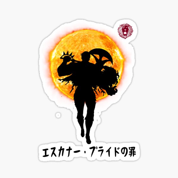 "Escanor - Seven Deadly Sins" Sticker for Sale by Anime-Styles | Redbubble