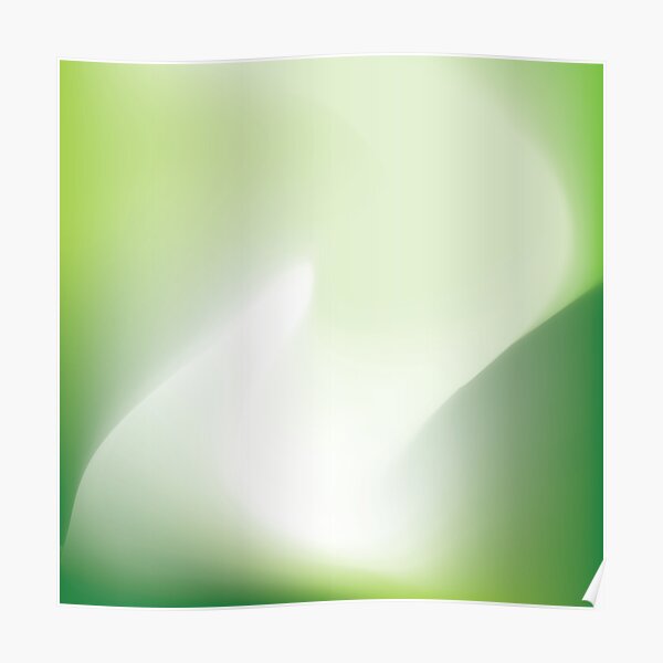 "Green Wave" Poster by kiranonato | Redbubble