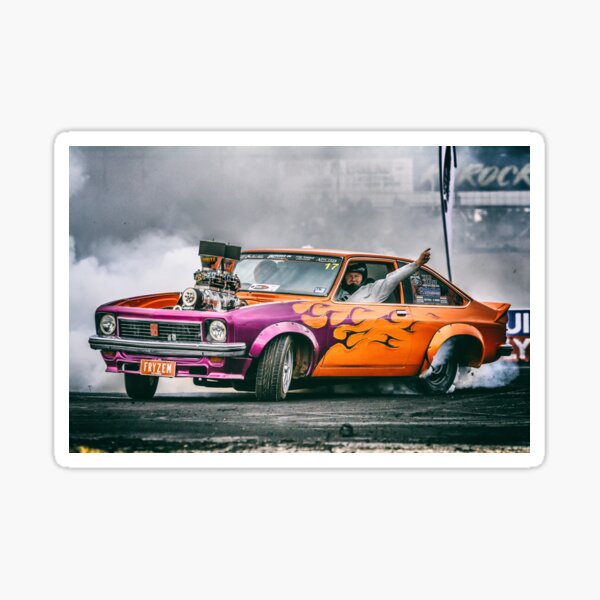 "FRYZEM Ultimate Burnout Challenge Skid" Sticker for Sale by ...