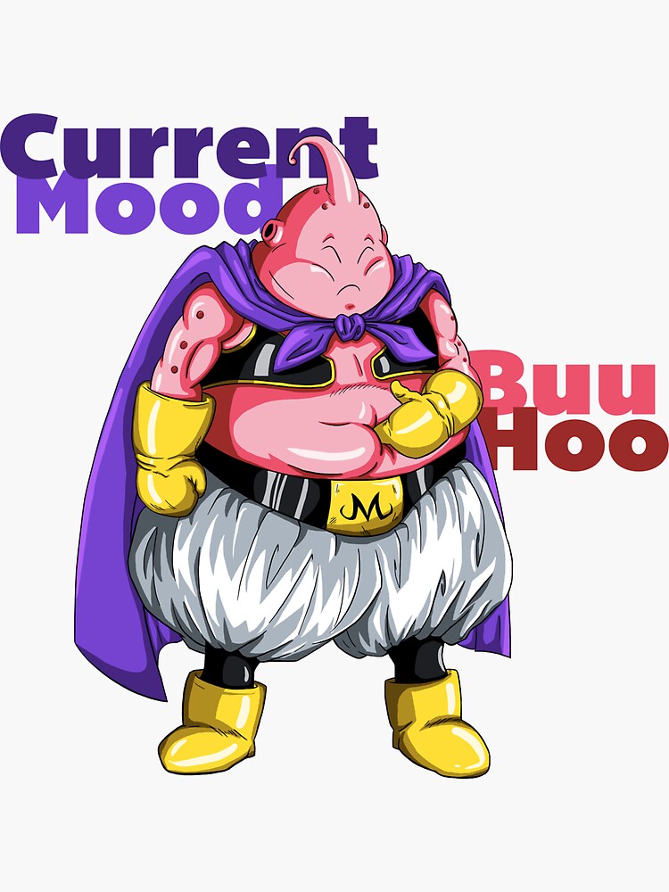 "Buu Hoo" Sticker by Wesart | Redbubble