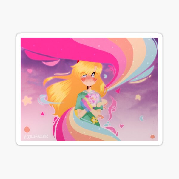 "Star Butterfly" Sticker for Sale by Kura Juku | Redbubble