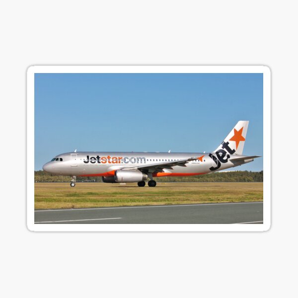 "VH-VQF A320 Jetstar" Sticker for Sale by JulietWhiskey | Redbubble