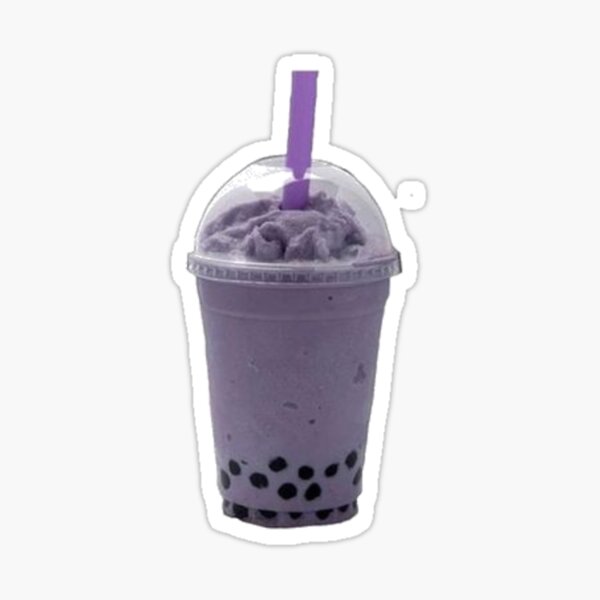"taro boba" Sticker by coconut-milk | Redbubble
