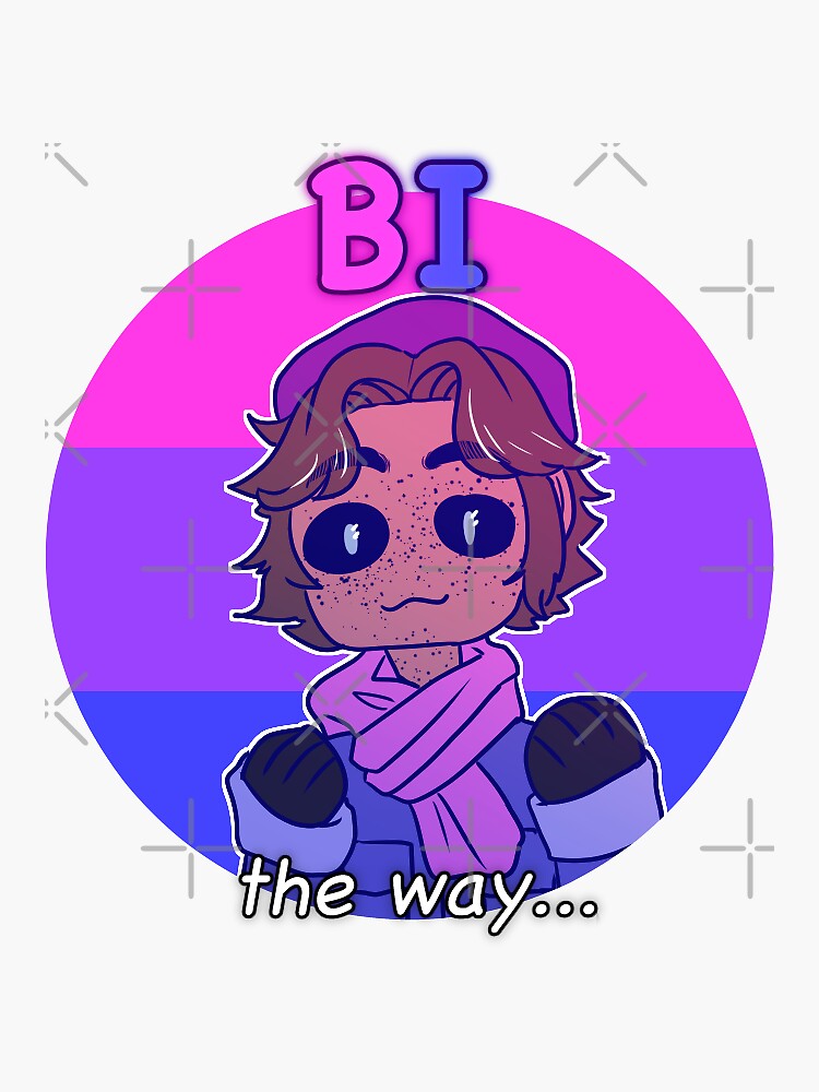 "Bi Pride Sticker" Sticker for Sale by JeanColors | Redbubble