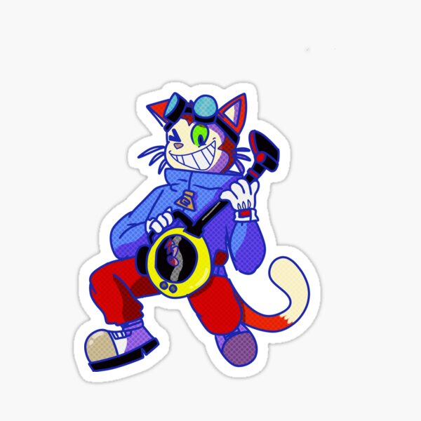 "Blinx the Time Sweeper" Sticker by Hambroger | Redbubble