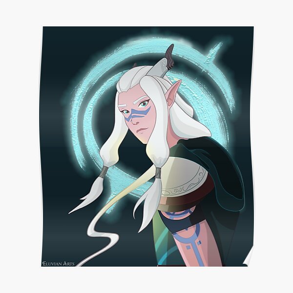 "Runaan - Moon Rune" Poster for Sale by EluvianArts | Redbubble
