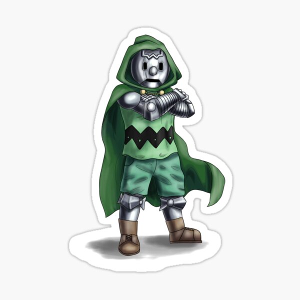 "Charlie Von Doom" Sticker by StormCrow42 | Redbubble
