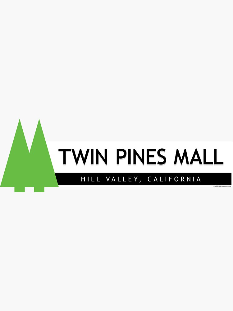"Twin Pines Mall" Sticker for Sale by jinigo1 | Redbubble