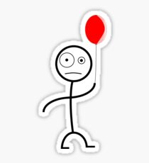 Funny Stickman Stickers | Redbubble