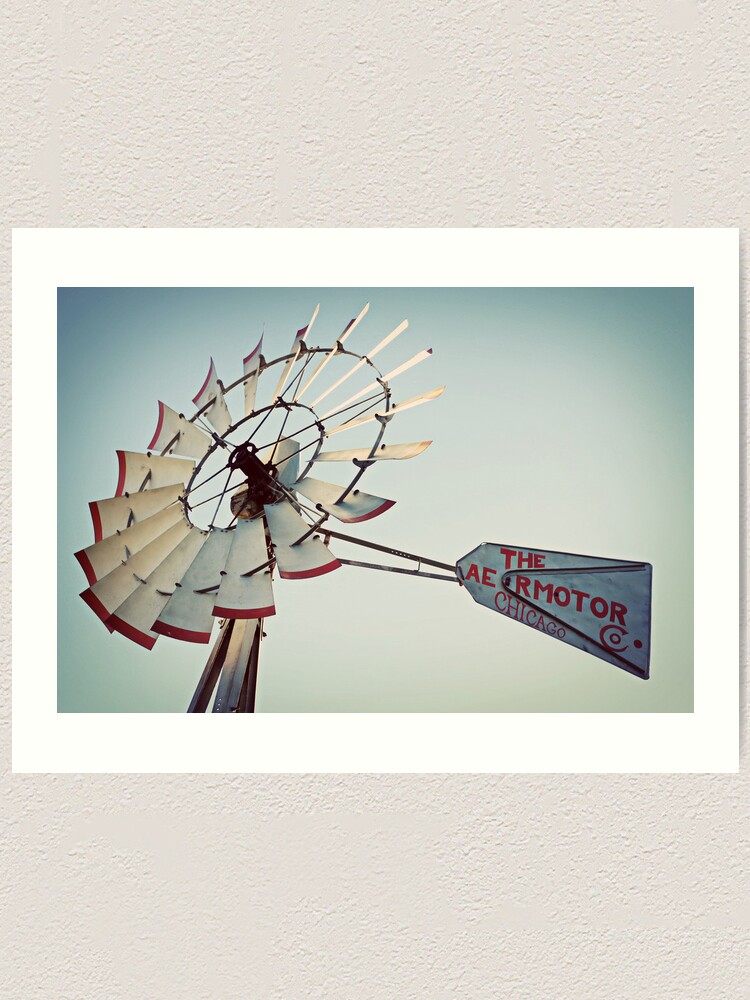 "The Aermotor Co. Chicago Windmill" Art Print for Sale by ...