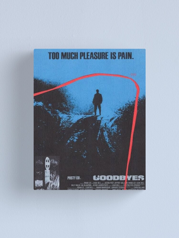 "posty - GOODBYES album cover" Canvas Print for Sale by caravana ...