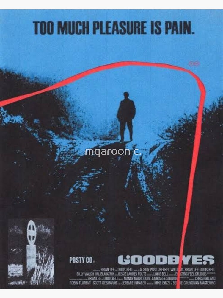 Posty - GOODBYES Album Cover Premium Matte Vertical Poster