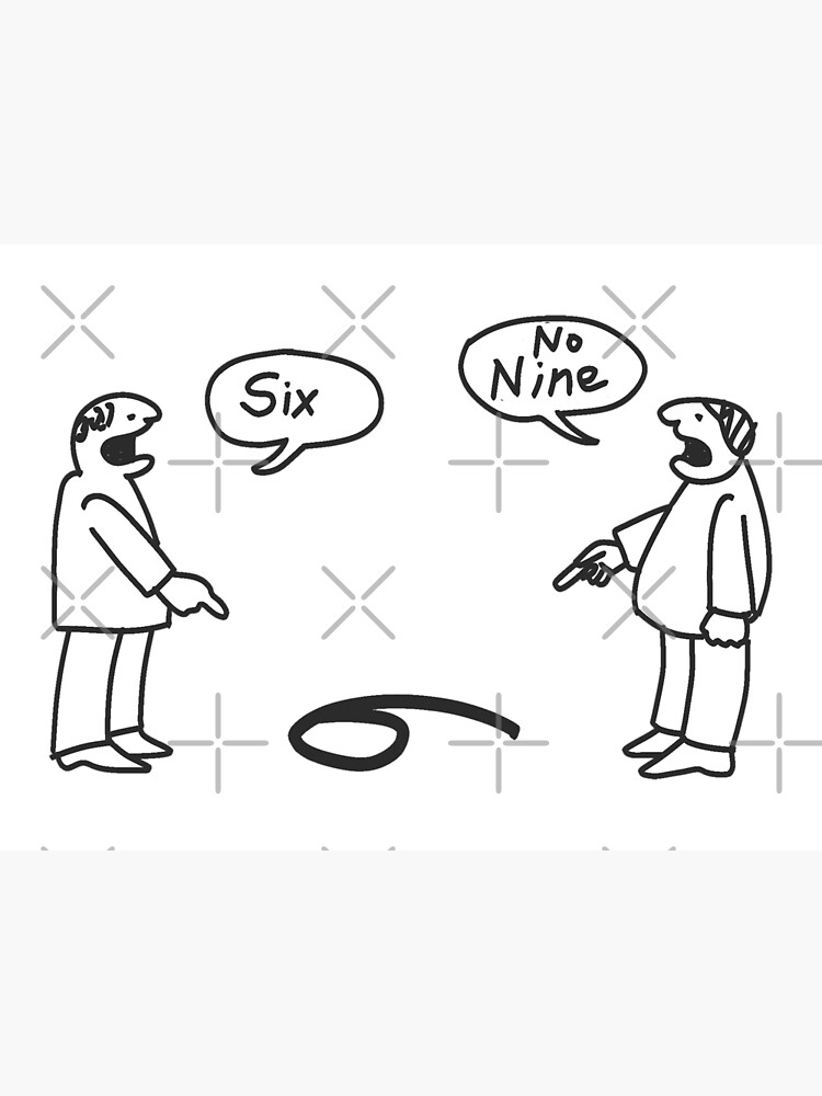 "Six not Nine" Poster for Sale by MilkAnna | Redbubble