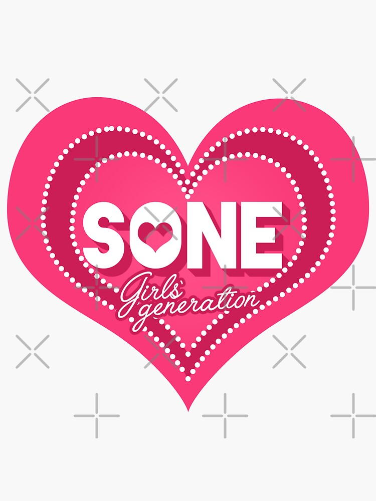 "SONE Heart" Sticker for Sale by skeletonvenus | Redbubble