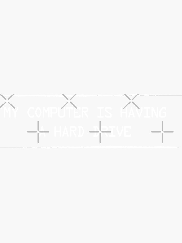 "Hard Drive" Sticker for Sale by MicroMega | Redbubble