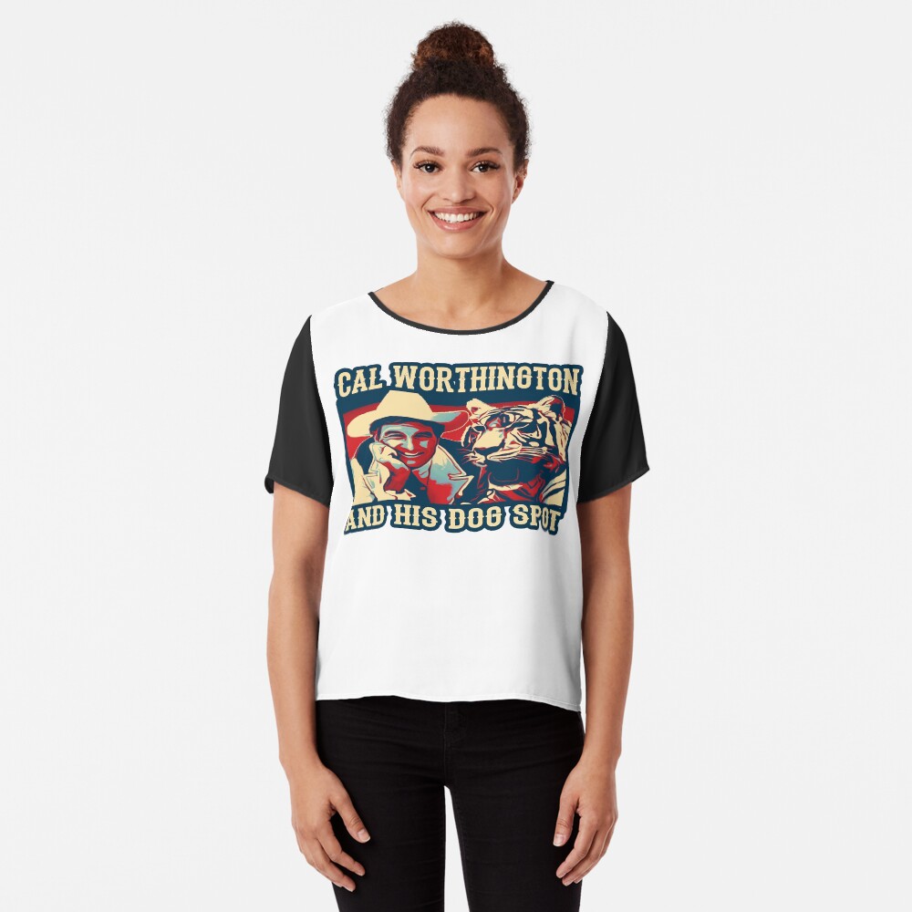 "Cal Worthington and his dog Spot" Sticker for Sale by ZombeeMunkee ...