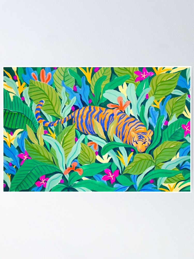 "Colorful Jungle" Poster for Sale by SunLee Art | Redbubble