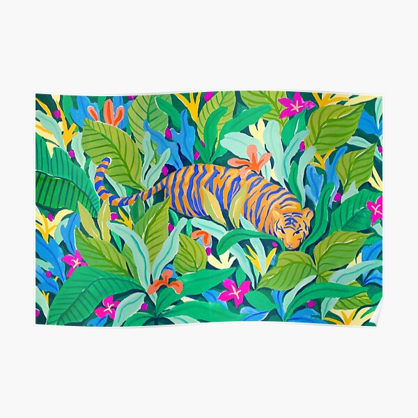 "Colorful Jungle" Poster for Sale by sunleeart | Redbubble