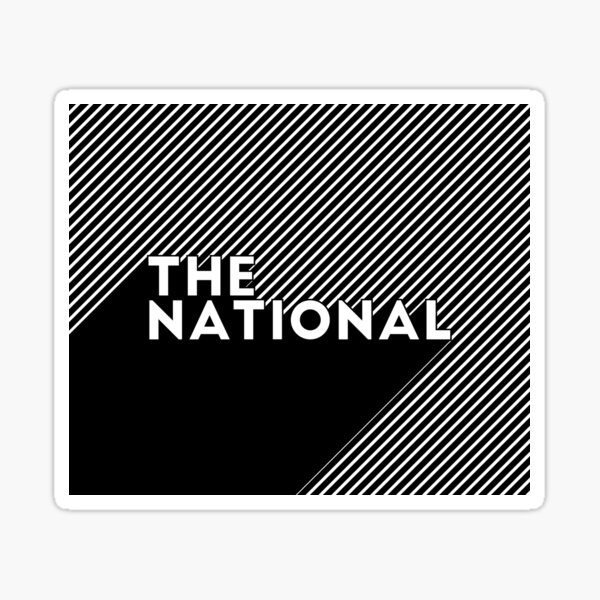 "The National Band Logo" Sticker by TheN | Redbubble