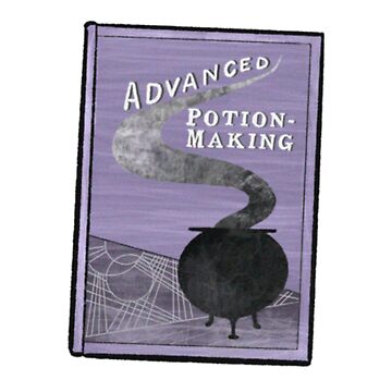 "Advanced potion making book" Sticker for Sale by splendid scribbles ...