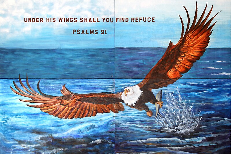 "Under His Wings" by Cathy Schock | Redbubble
