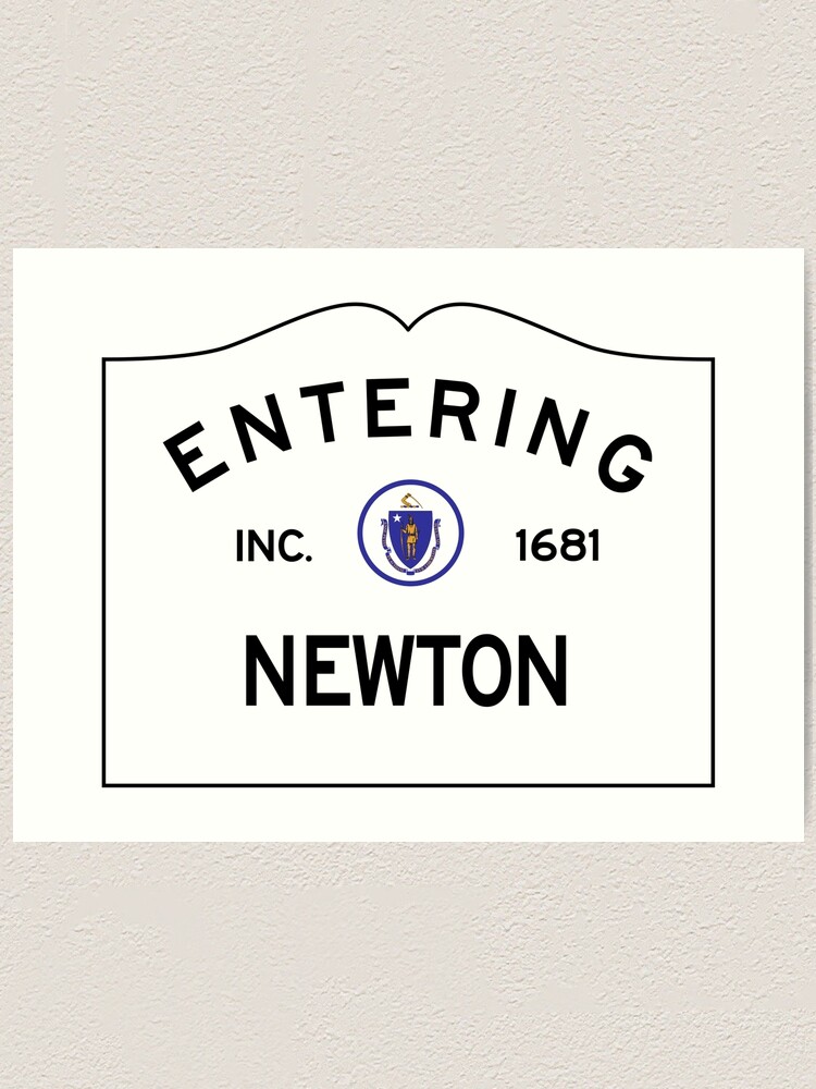 "Entering Newton Massachusetts - Commonwealth of Massachusetts Road ...