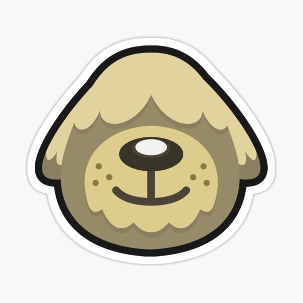 Shep Animal Crossing Stickers | Redbubble