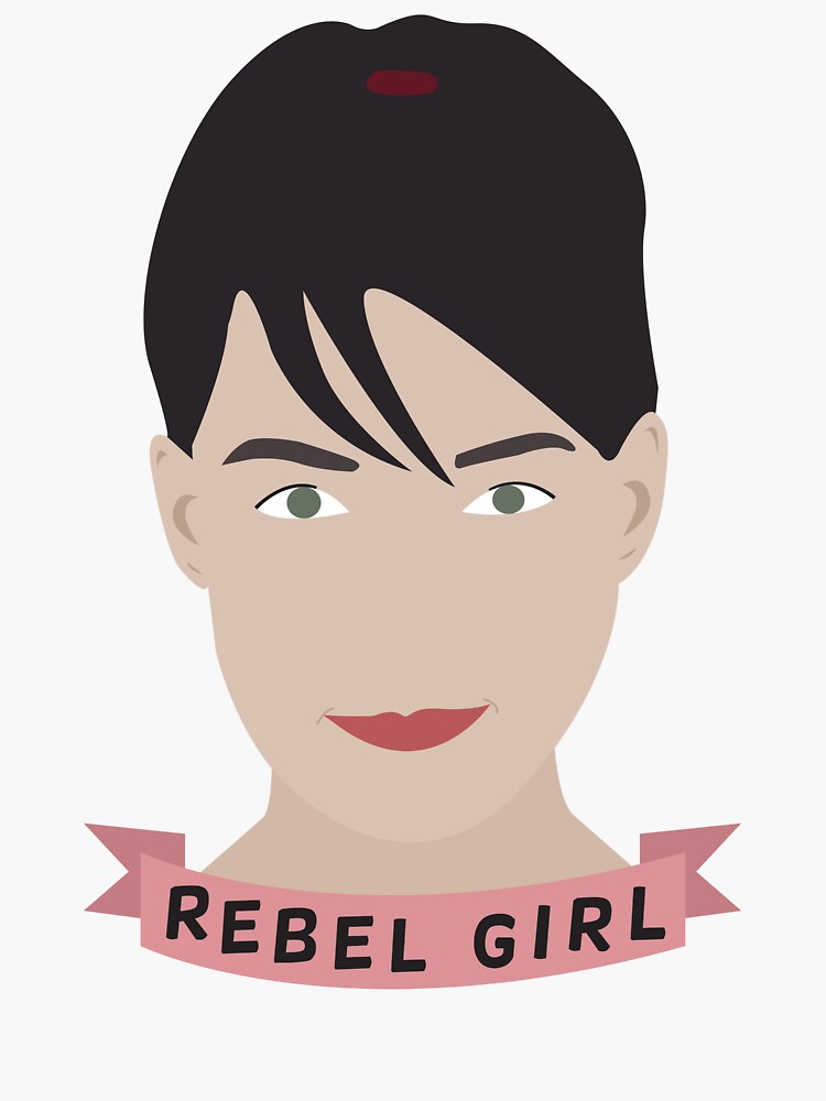 "Rebel Girl" Sticker by feminist-junk | Redbubble