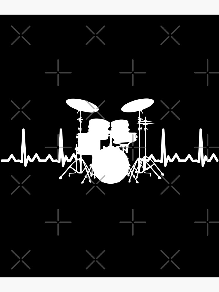 "Heart Beat Drummer" Poster for Sale by TheFlying6 | Redbubble