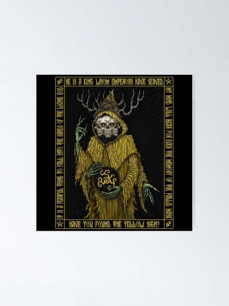 "Hastur Icon - Azhmodai 2020" Poster for Sale by Azhmodai | Redbubble